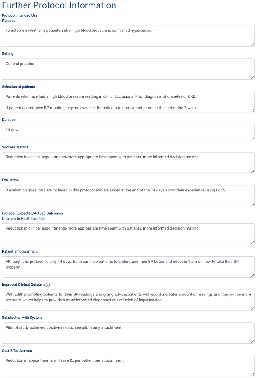 Building a protocol - Generated Health